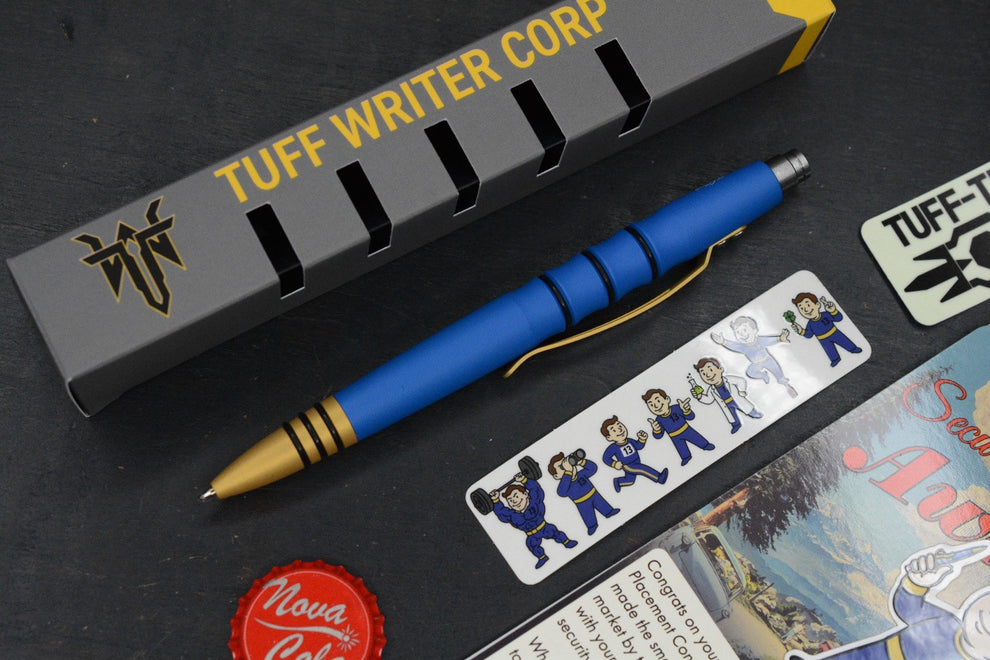 NEW Tuff Writer Corp Fallout Edition TUFF-TEC Aluminum Tactical Pen w ...