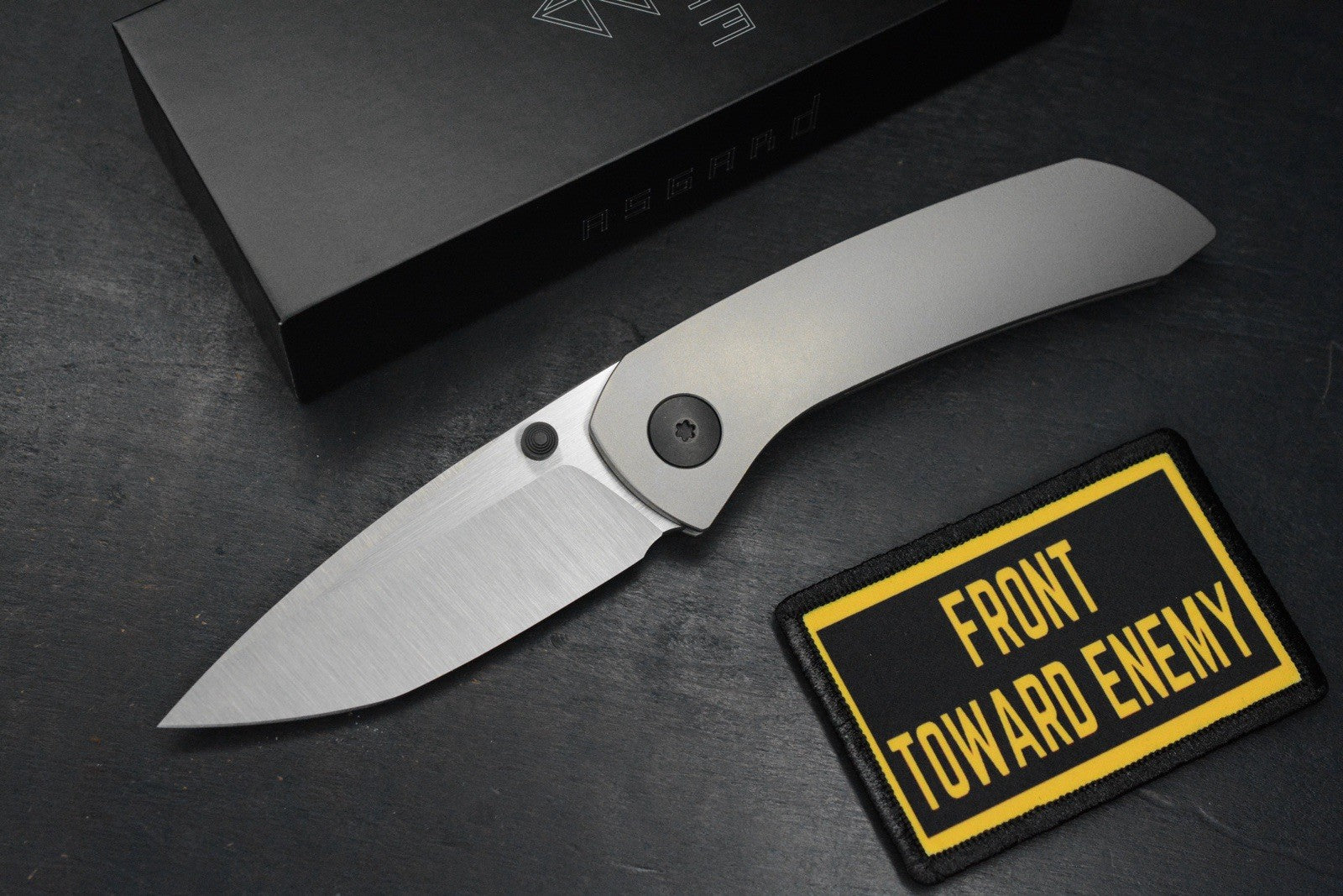 NEW Dalibor Bergam Asgard Ti Integral Handle / DLC Accents / M390 Blad ...