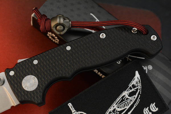 NEW Demko USA Made (Full Width) AD20 Butcher Magna Black G-10 w/ CKF B ...
