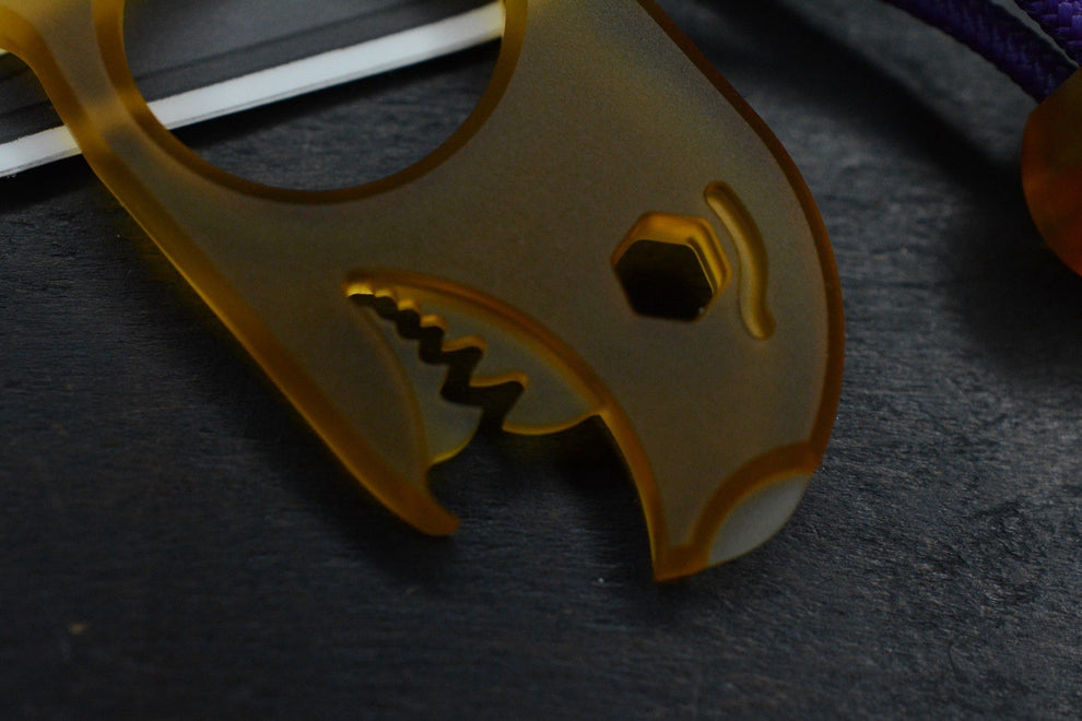 NEW Notorious EDC Baby Bomb - Ultem w/ Matching Bead – Tombstone Knife ...