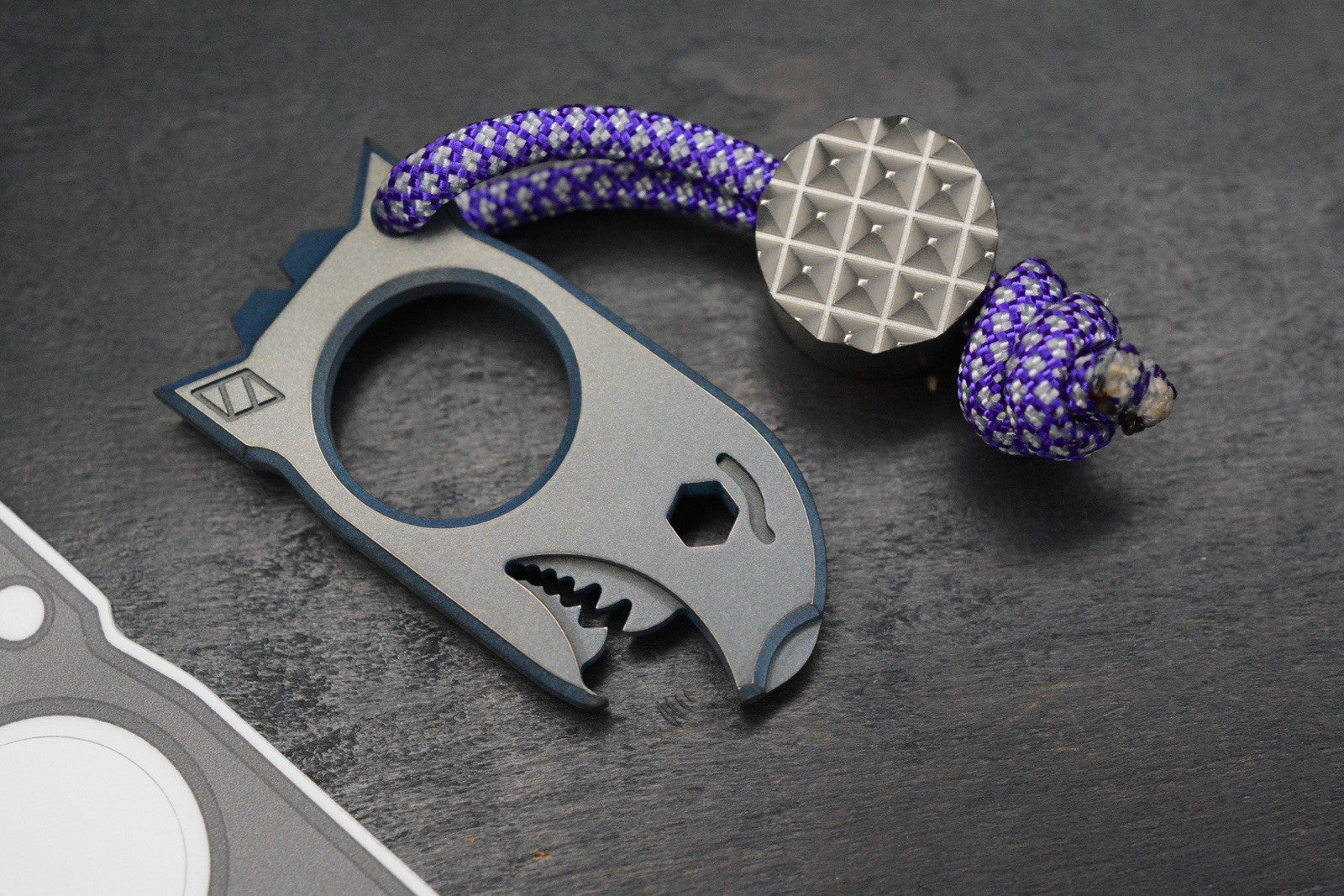 NEW Notorious EDC Baby Bomb - Northern Lights Cerakote Ti w/ TKW Curat ...