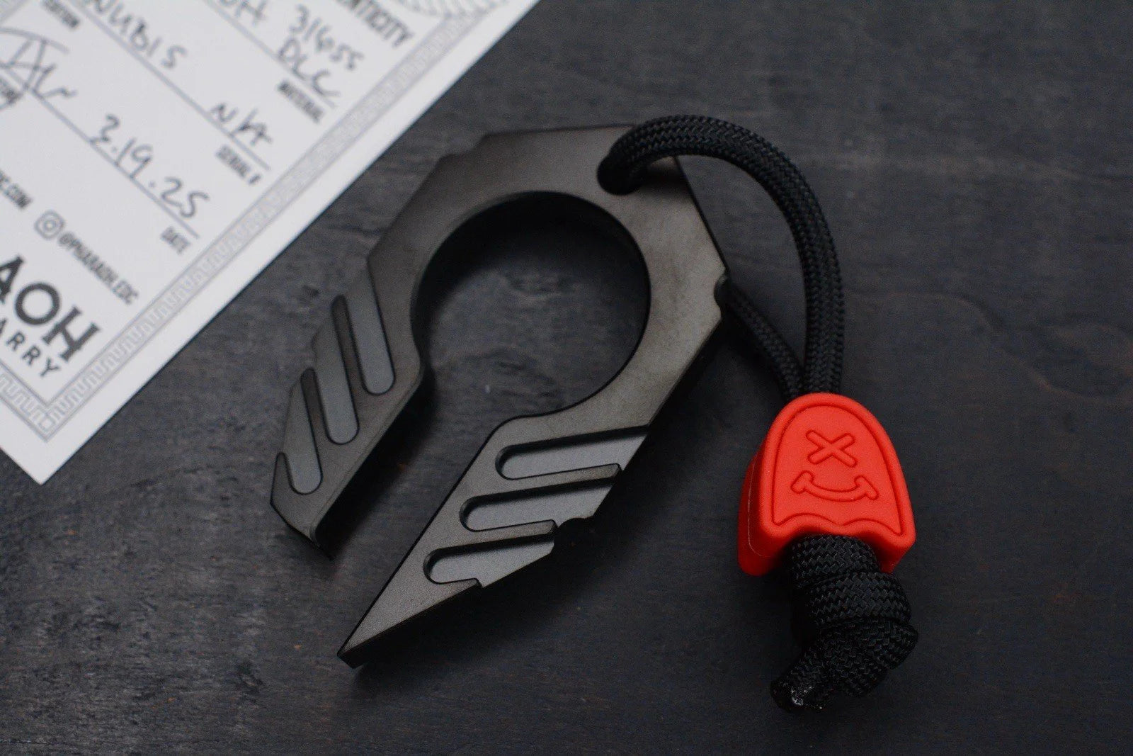 RARE Pharaoh EDC Anubis Edition Black DLC Bottle Opener w/ Wkrmn Ghost ...